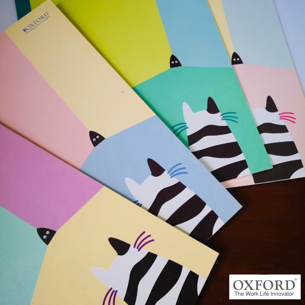 🔥CLEARANCE🔥 Original B5 OXFORD Cute Cat Animal Notebook Book Buku Tulis ...