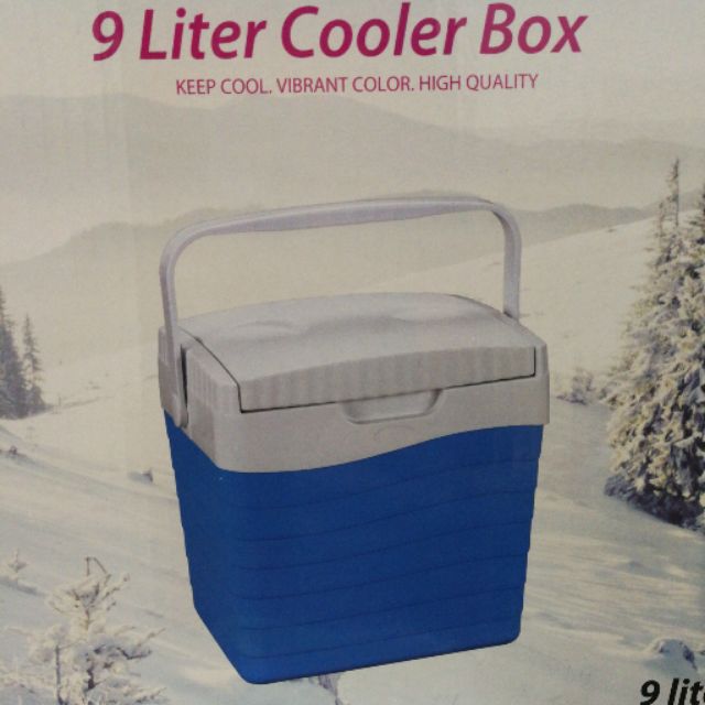🐥9 Liter High Quality Blue Color double walled Cooler Box | Shopee Malaysia