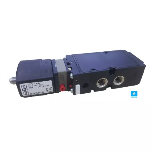 BURKERT Servo-assisted 5/2, 5/3 or 3/2 way Solenoid Valve for pneumatic ...