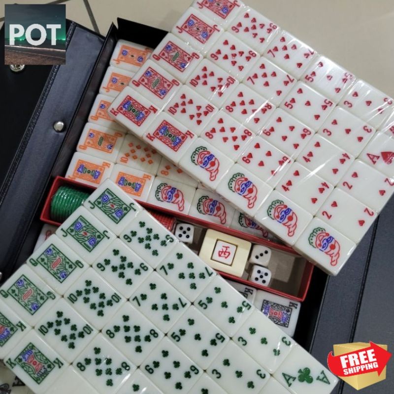 RUMMY / CINAMI / LAMI MAHJONG SET / MAHJONG Gaming Game For Travel ...
