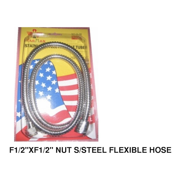 60" STARMAN S/STEEL FLEXIBLE HOSE SHOWER HOSE (W/P) | Shopee Malaysia