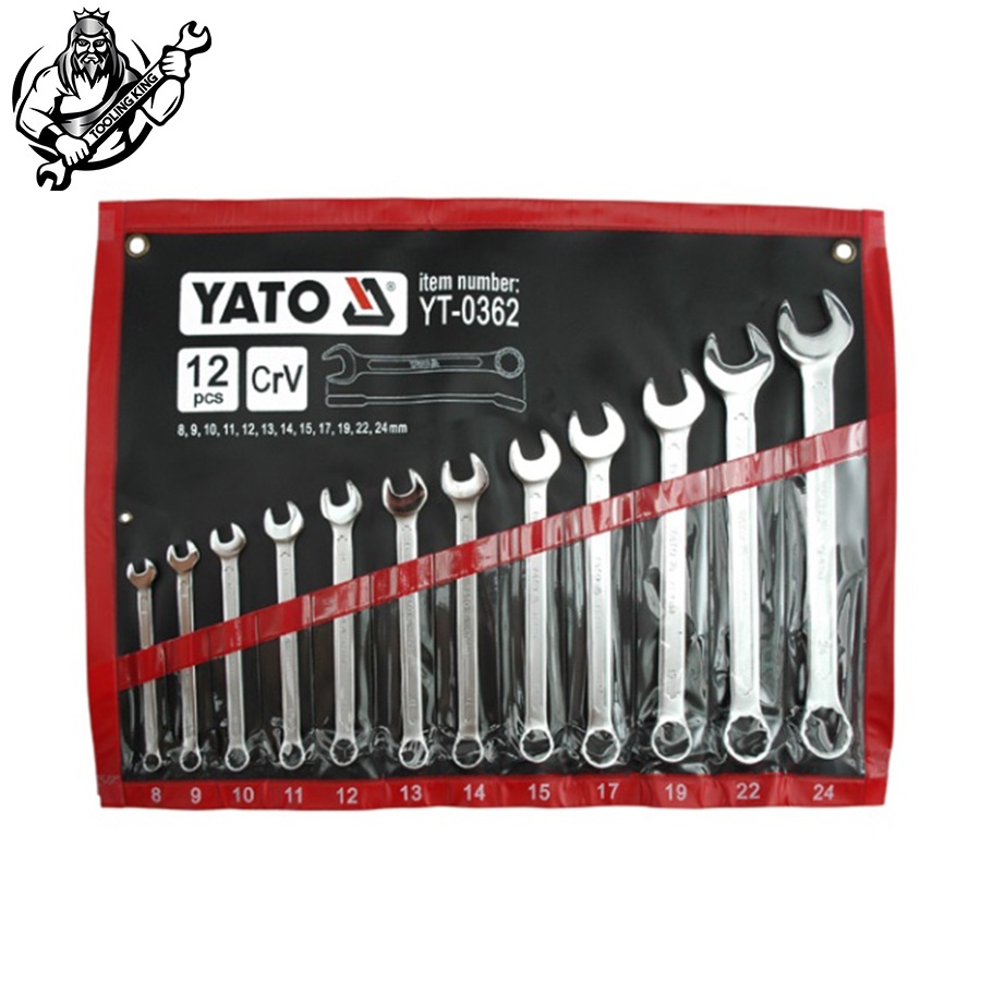 YATO Combination Spanner Set 8-24mm 12pcs / Code: YT-0362 | Shopee Malaysia