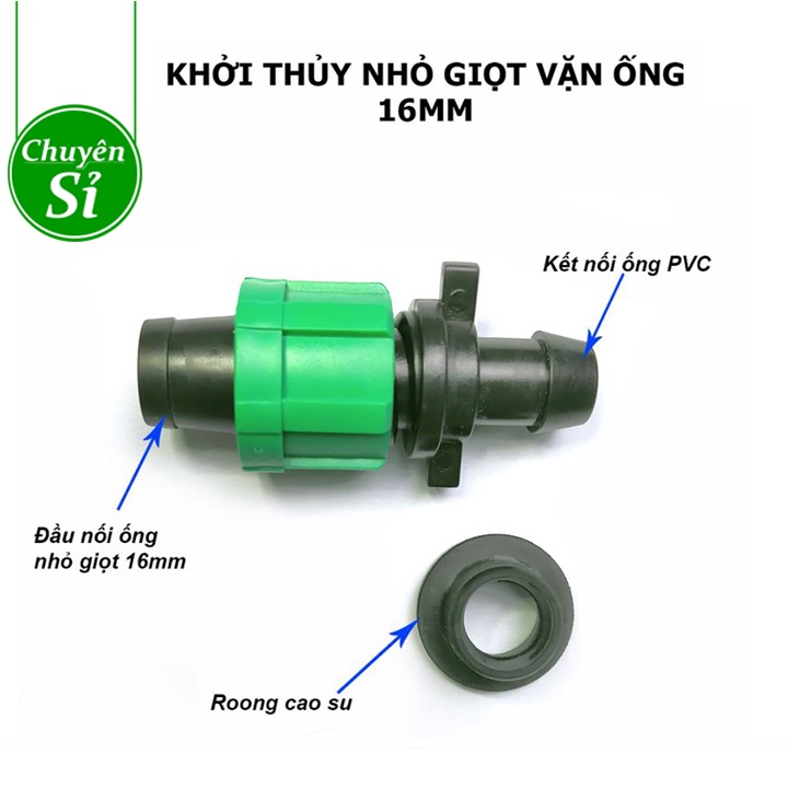 Original 16mm drip line with rubber seal - Drip irrigation system ...