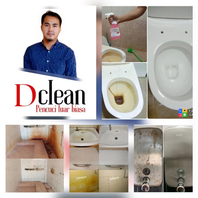 pencuci tandas tanpa sental, stain remover, mosaic tile cleaner DCLEAN ...