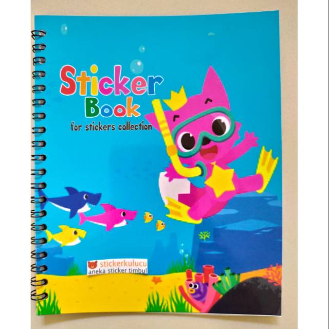 Sticker Book / Baby Shark Sticker Album / Sticker Book / Children's ...