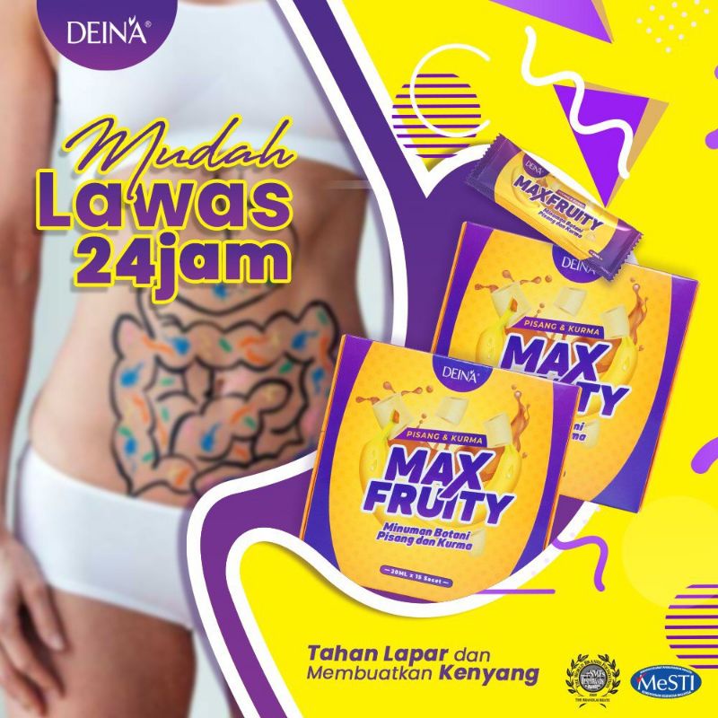 💯% ORI HQ 💯% DEINA MAX FRUITY 🔥 FAT BURN 🔥 ! Ready Stock ! | Shopee ...