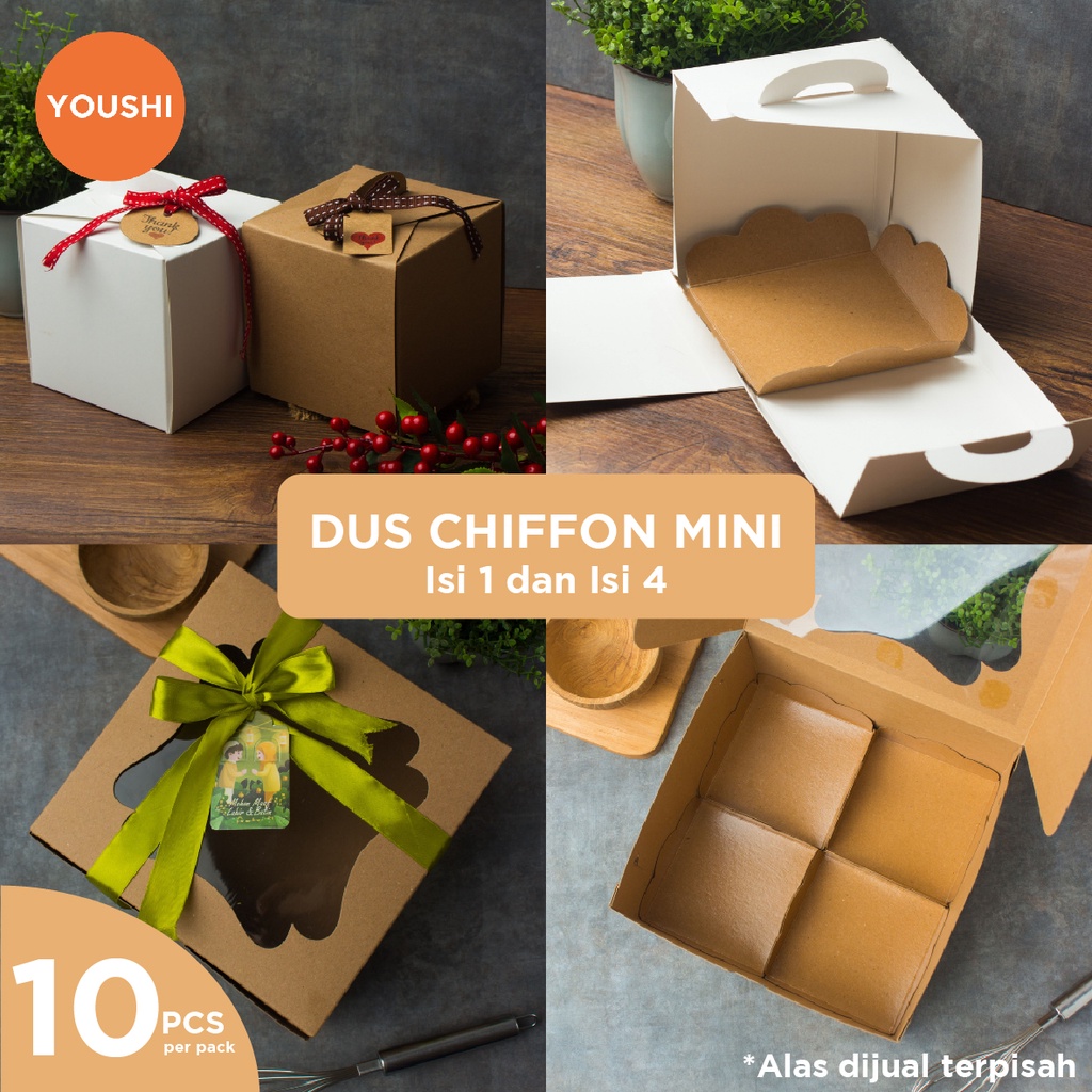 (5pcs) Cake Box/Cake Box/Mini Cake Box/Sponge Box/Mini Chiffon Box ...