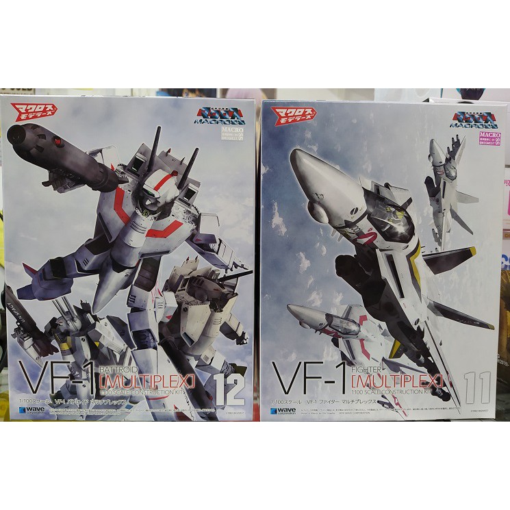 READY STOCK Wave Corporation 1/100 Scale Macross Multiplex Construction Kit VF-1 (A / J / S ...