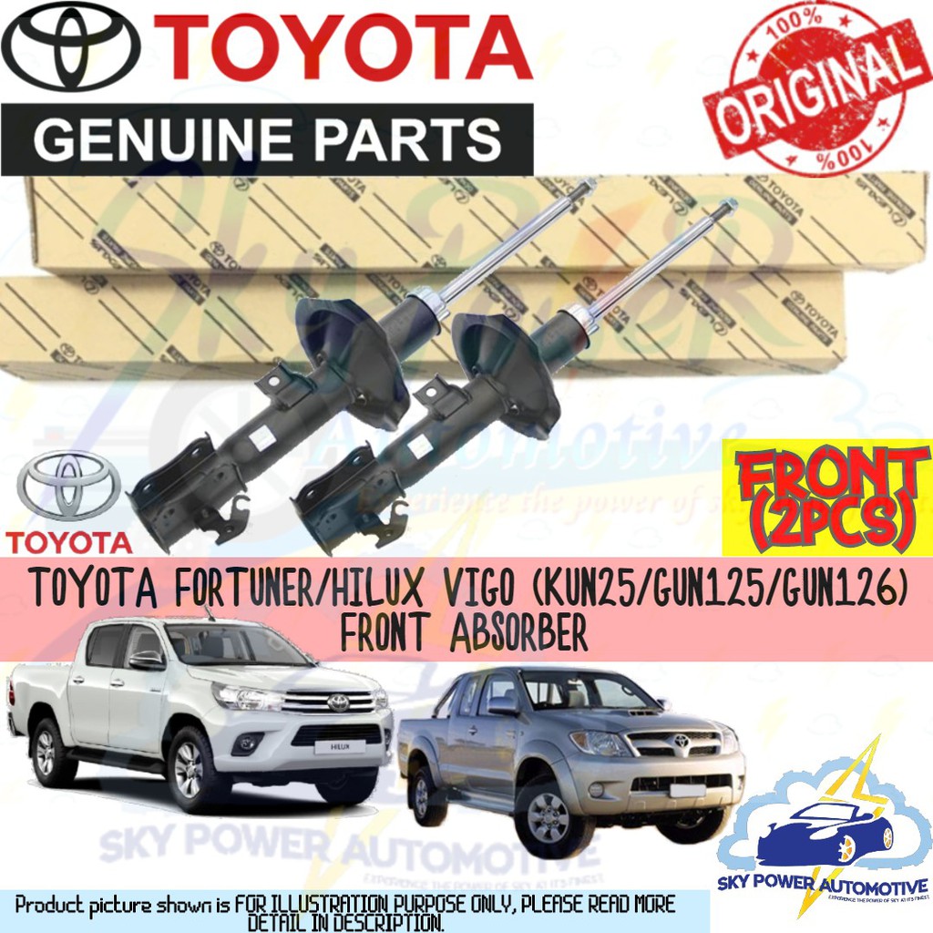 TOYOTA FORTUNER (TGN51) / HILUX VIGO (KUN25/26) / REVO (GUN125/6) 100% ORIGINAL (GENUINE) SHOCK ...