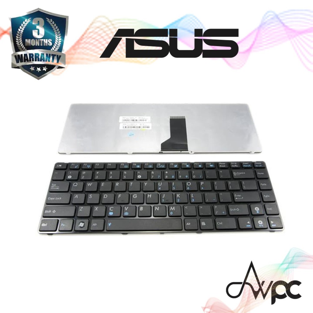 ASUS K42J X43 X43B A43S A42 K42 A42J X42J K43S UL30 N42 LAPTOP KEYBOARD ...
