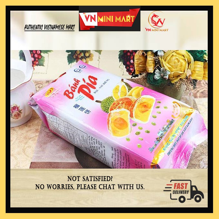 Pia Cake (Mung Bean, Durian, Salted Egg) - Bánh Pía Tân Huê Viên Việt ...