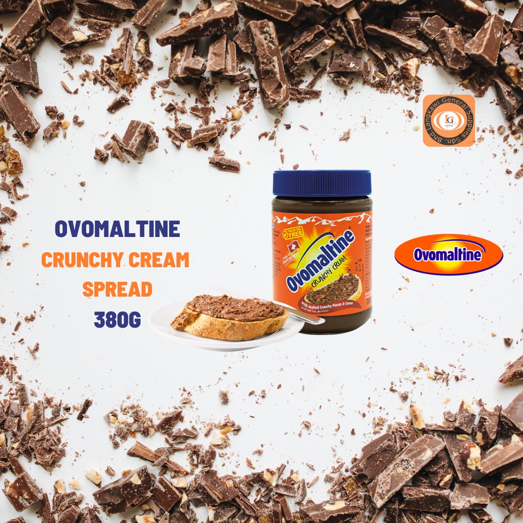 OVOMALTINE CRUNCHY CREAM SPREAD 380g | Shopee Malaysia
