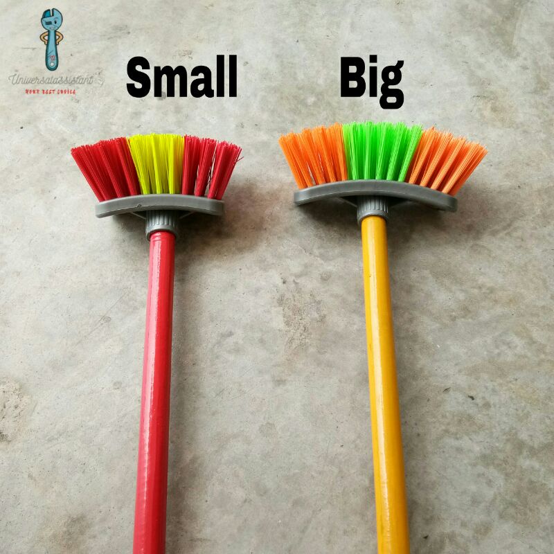 606 707 l Nylon Hard Broom Set | Penyapu Drain Brush | Heavy Duty Broom ...