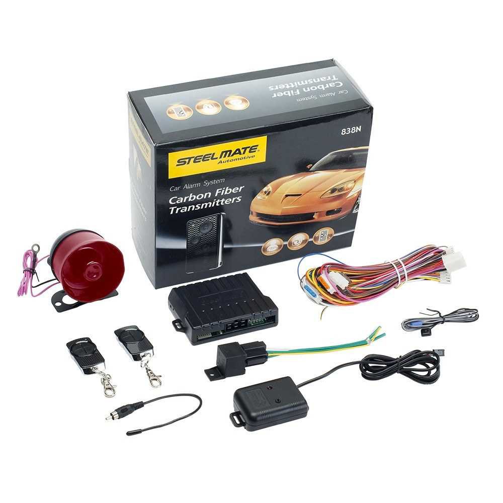 Steelmate 838N 1 Way Car Alarm System Match Central Locking System ...