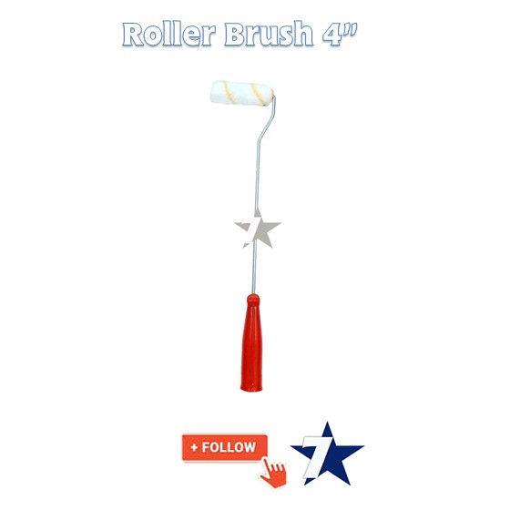 Paint Roller Brush for Wall and Ceiling Berus Cat Dinding Siling 4" ( 4 ...