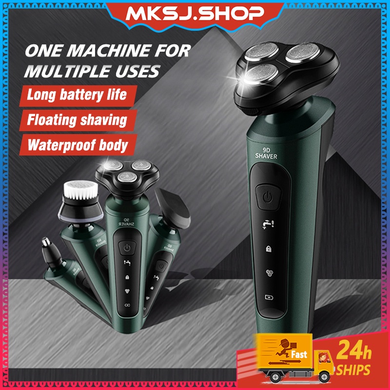 Men Rechargeable 4 in 1 Electric Shaver Trimmer Clipper Razor Nose ...