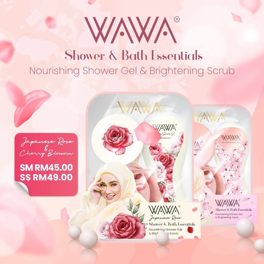 WAWA COSMETICS | SHOWER AND BATH ESSENTIALS (ORIGINAL HQ) | Shopee Malaysia