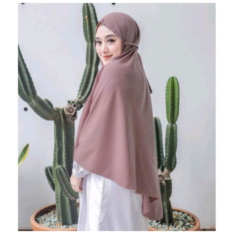 Bergo MARYAM INSTANT STRAP Hijab / PREMIUM SIZE XL / Most Beautiful ...