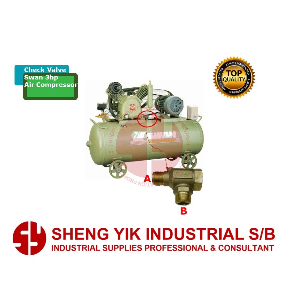 SYI OEM CHECK VALVE for SWAN 3HP AIR COMPRESSOR | Shopee Malaysia
