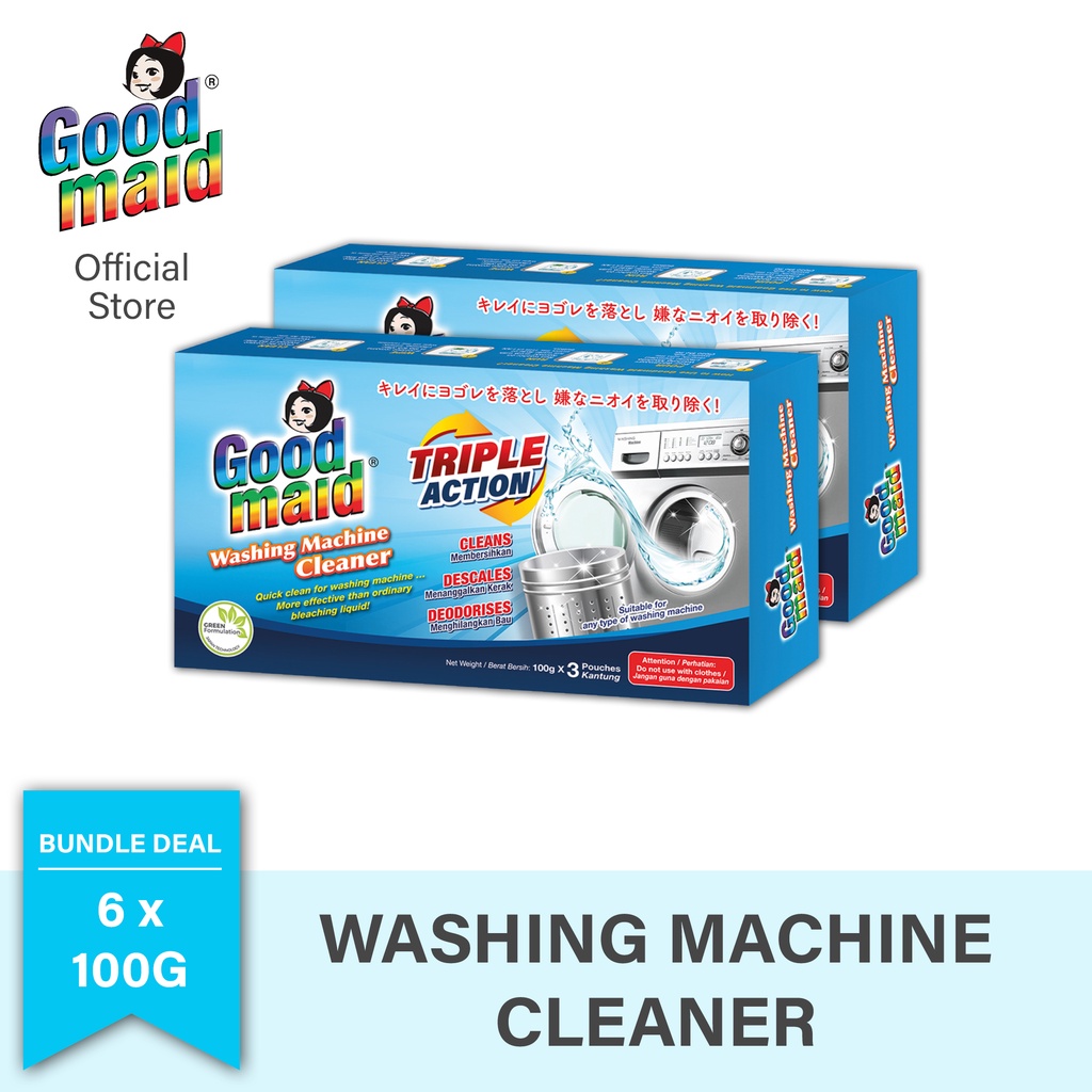 Goodmaid Washing Machine Cleaner (100g x 3's) [BUNDLE OF 2] | Shopee ...