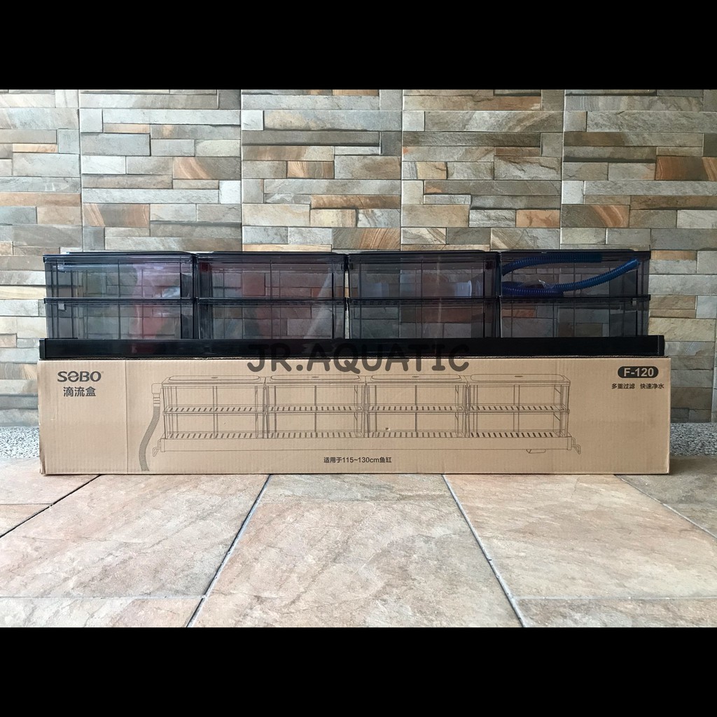SOBO DRIP TICKLE BOX FILTER BOX AQUARIUM F-120 (115CM-130CM) | Shopee ...