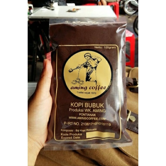 Aming coffee / Aming Pontianak ground coffee 100gr 200gr 500gr 1kg ...