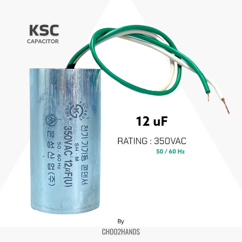 12uF 350Vac Capacitor Cap Start Water Pump Motor Refrigerator Freezer ...
