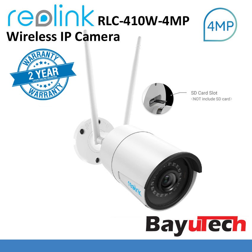 Reolink RLC-410W 32/64GB Super HD 4 Megapixel Dual Band WiFi 2.4/5Ghz ...