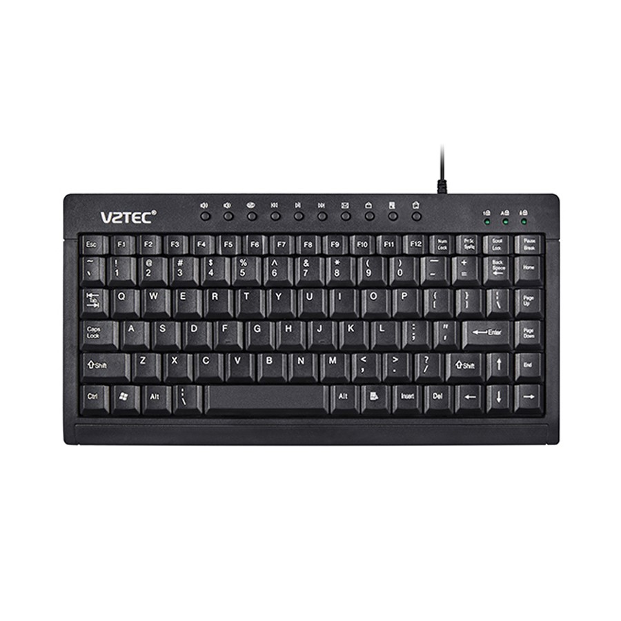 VZTEC - VZ1766 Ultra Thin Wired USB Multimedia Keyboard | Shopee Malaysia