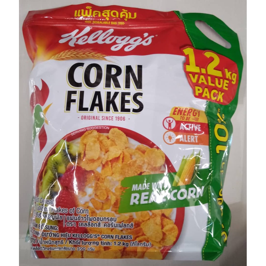 [EXP:2026; new stock] KELLOGG'S CORNFLAKE 1.2KG 1 PACK | Shopee Malaysia