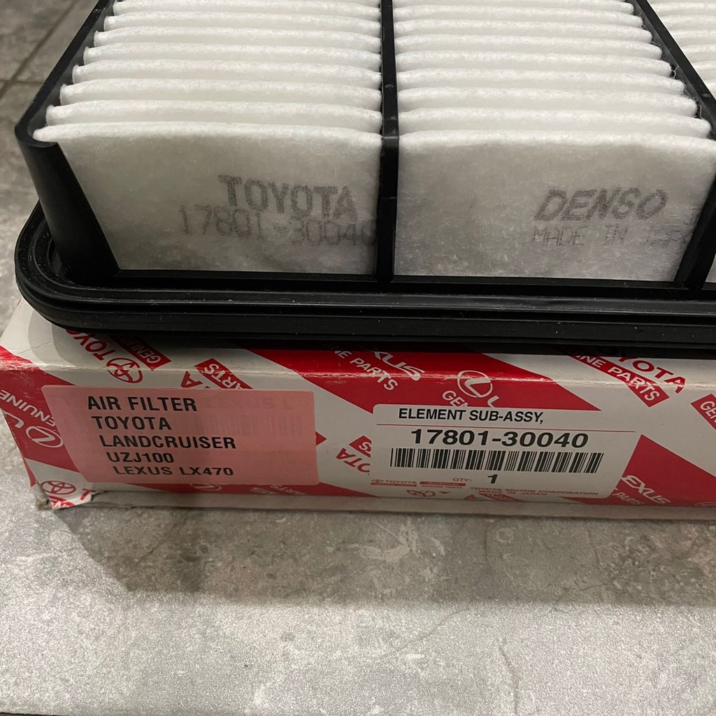 AIR FILTER TOYOTA LANDCRUISER UZJ100 LEXUS LX470 PRADO KDJ120 TRJ120 ...