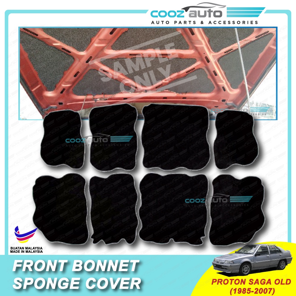 Proton Saga Old 1985 - 2007 Front Car Bonnet Sound Proof Hood Bonnet ...