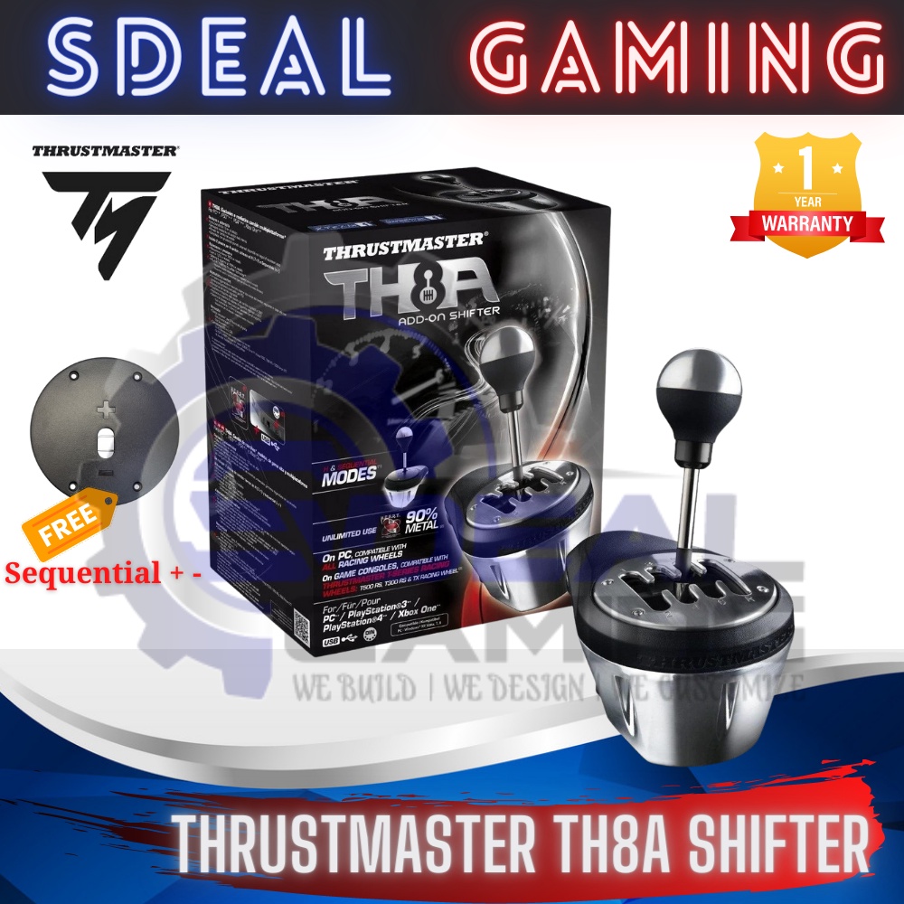【3.3 】[MY WARRANTY 1 YEAR] Thurstmaster TH8A Shifter Add-On PS4 PS5 ...