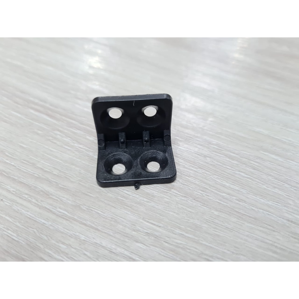 PVC L Bracket Plastic L Shape Shelf Corner Brace Angle Bracket 1 " x 1 ...