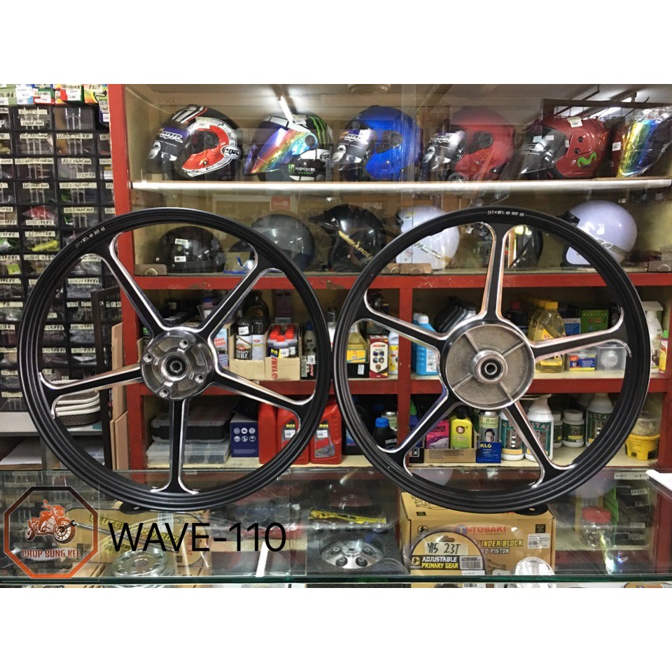 SPORT RIM WHEEL SET YSP505/FG505 FOR HONDA WAVE-110/DASH-110 140X140.17 ...