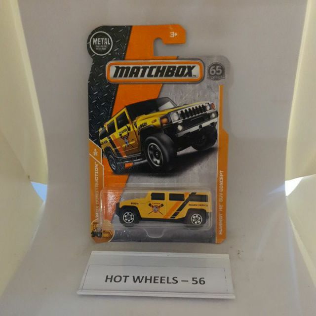 MATCHBOX YELLOW HUMMER H2 SUV CONCEPT | Shopee Malaysia