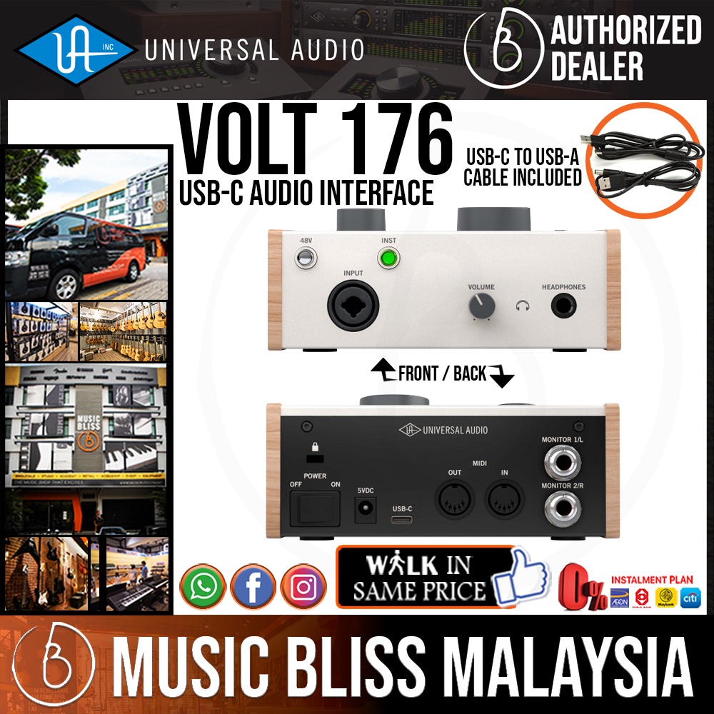 Universal Audio Volt 176 USB-C Audio Interface (Volt176) | Shopee Malaysia