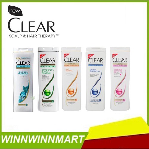 CLEAR Women Anti-Dandruff Shampoo 350ml ( Assorted Variants ) | Shopee ...