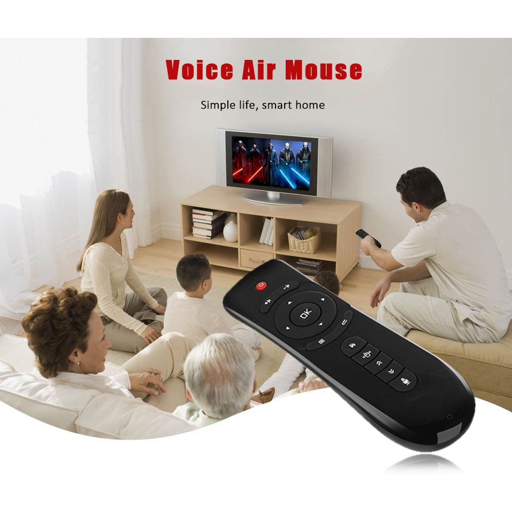 Voice Control Air Mouse 2.4G Wireless Connection for Computer Smart TV ...