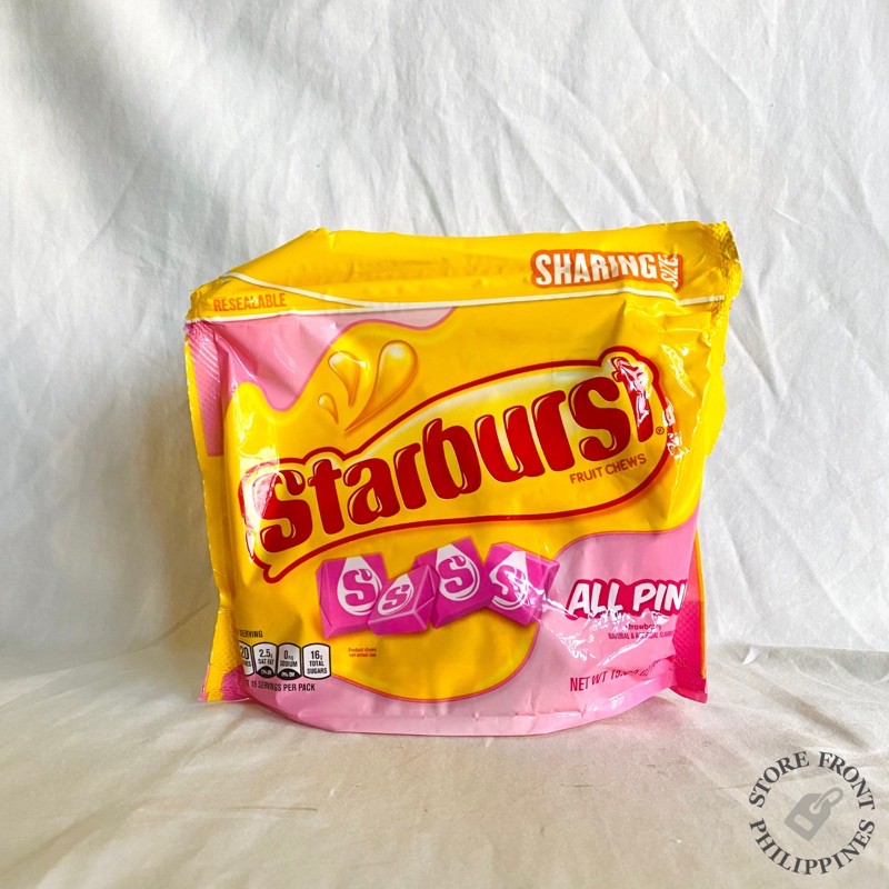 [ON HAND] Starburst Fave Reds, All Pink & Sour Unwrapped Mini Fruit ...