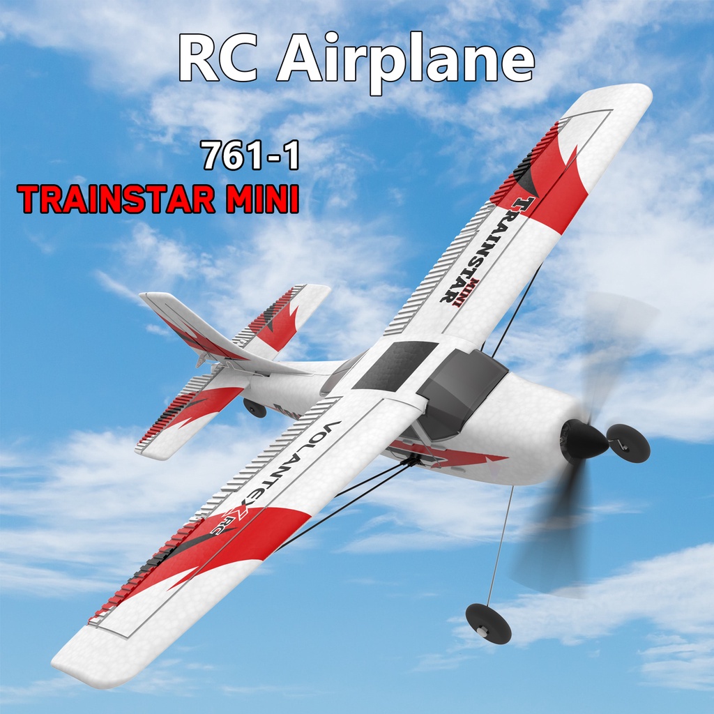 Volantex RC Airplane Mini Trainstar 2.4GHz 3CH 3level flight control ...