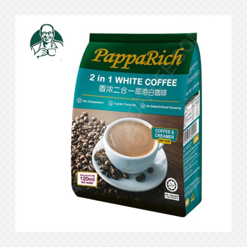 PAPPARICH ORIGINAL 2IN1 WHITE COFFEE (12 sticks x 30gm) | Shopee Malaysia