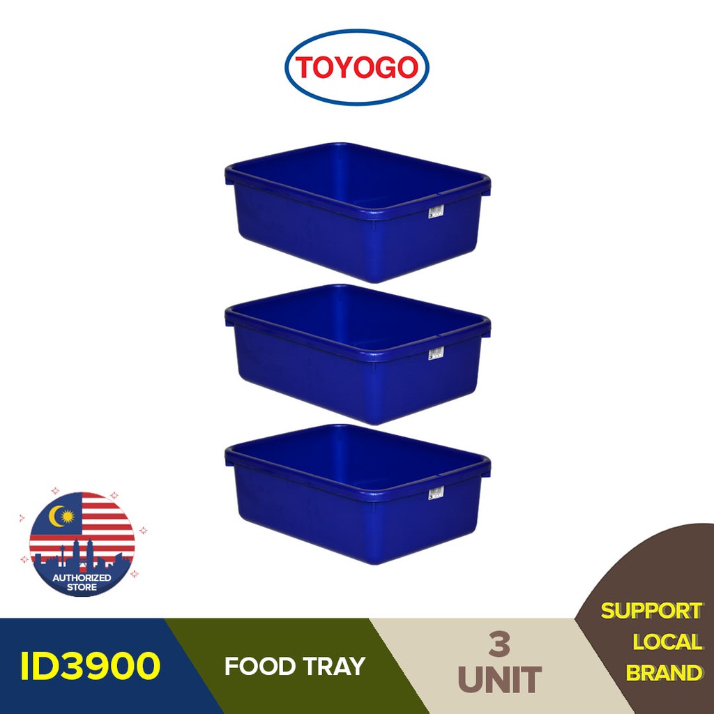 Toyogo Nestable Container Tableware Container 3900 (10L/3 Pcs) | Shopee ...