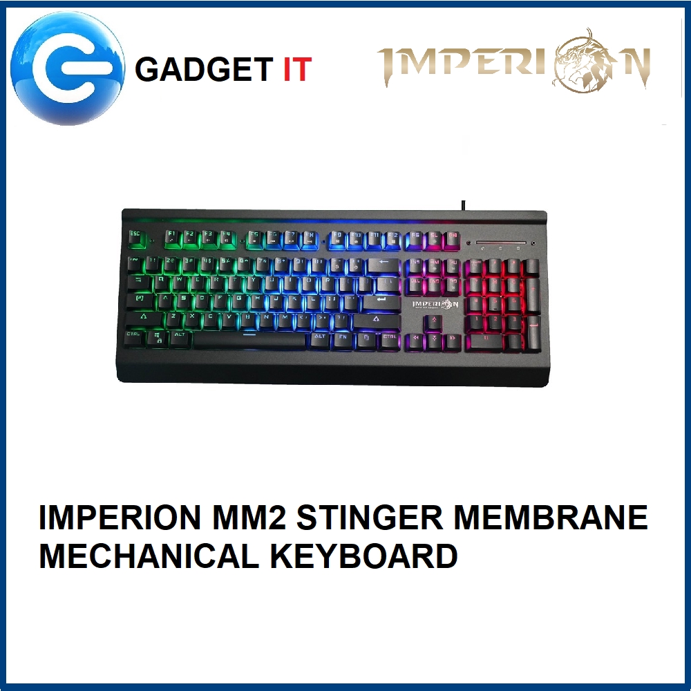 IMPERION MM2 STINGER MEMBRANE MECHANICAL KEYBOARD | Shopee Malaysia