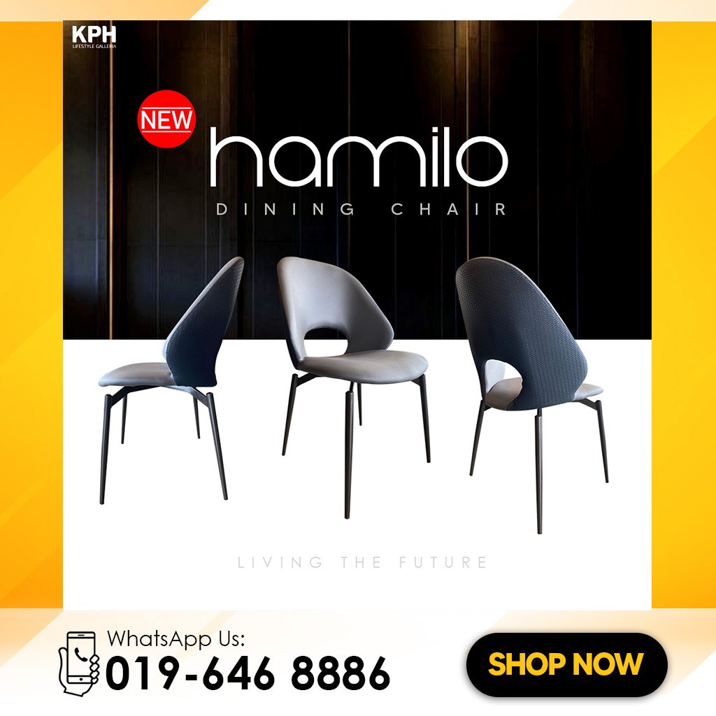 (KPH Gallery) Dining Chair Kerusi Makan Study Chair Modern Designer ...