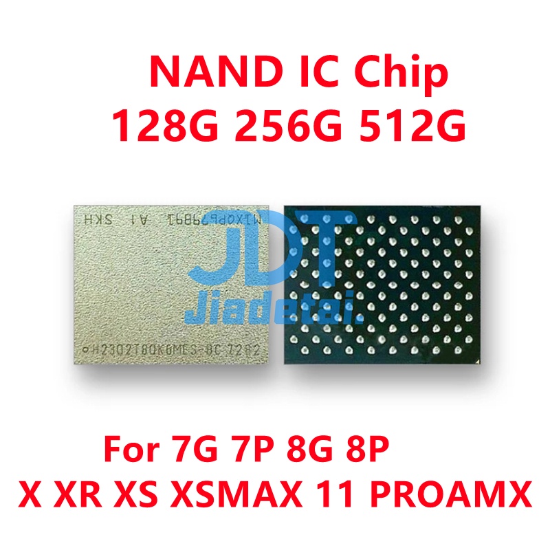 HDD Flash Memory NAND IC Chip 128GB 256GB 512GB For Phone iP 7G 8G ...