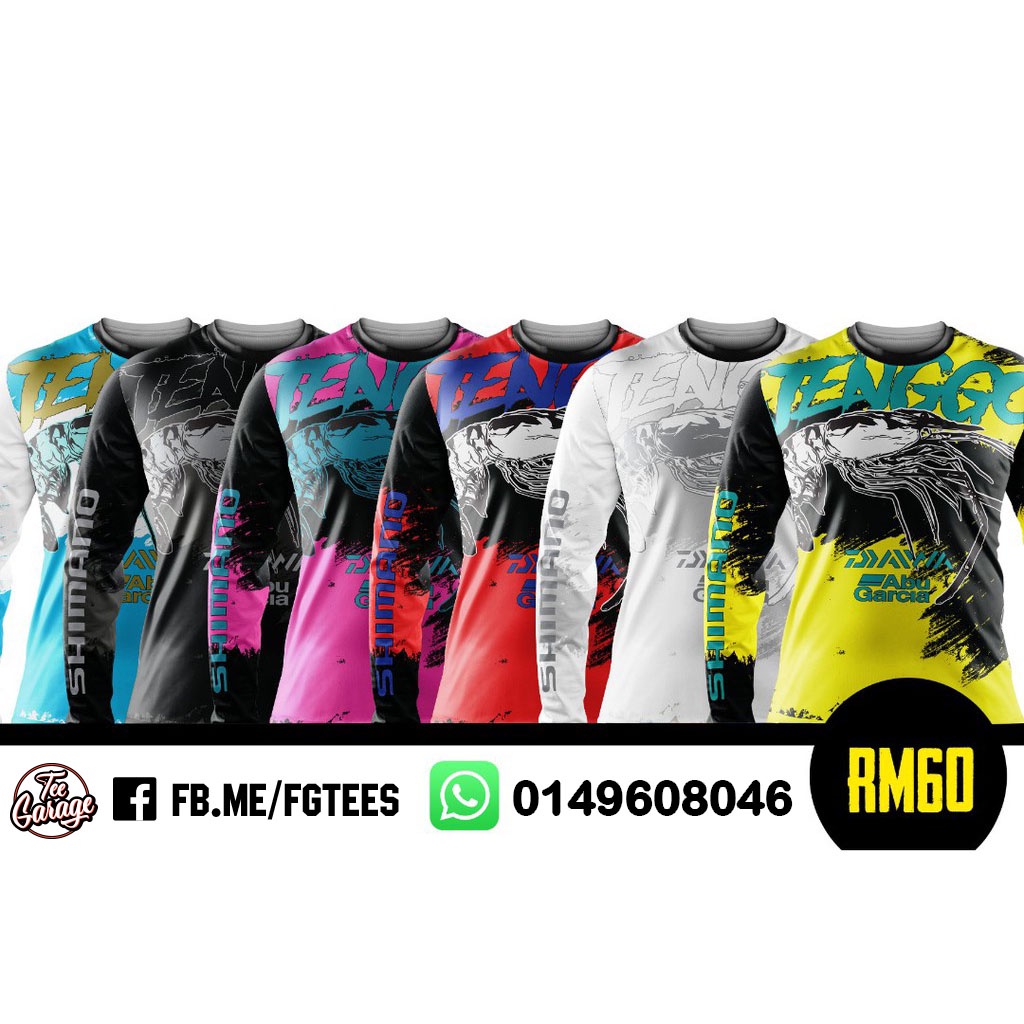 JENGGO FISHING OUTFIT UDANG SEPIT BIRU JERSEY | Shopee Malaysia