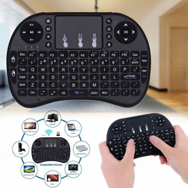 [ Ready Stock ] Wireless Mini Keyboard i8 ( QUALITY PRODUCT ) | Shopee ...