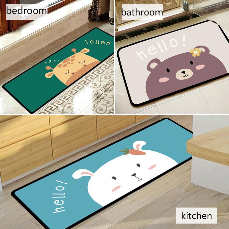 Anti Slip Floor Mat Cartoons Kitchen Mat Door Mat Karpet Dapur Rugs ...