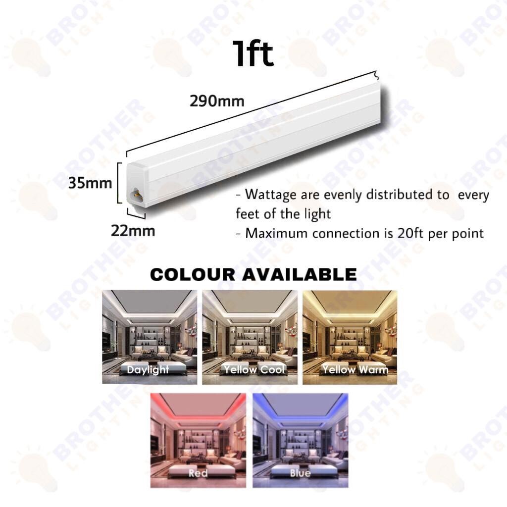 High Grade LED T5 Tube Light Lamp Bulb Complete Set Celling Light ...